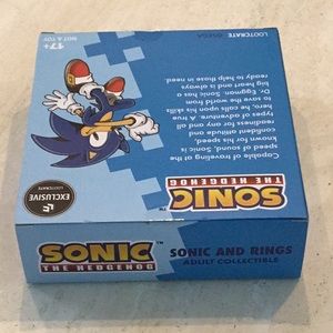 Sonic | Other | Sonic The Hedgehog 28 Sonic And Rings Sega Figurine ...